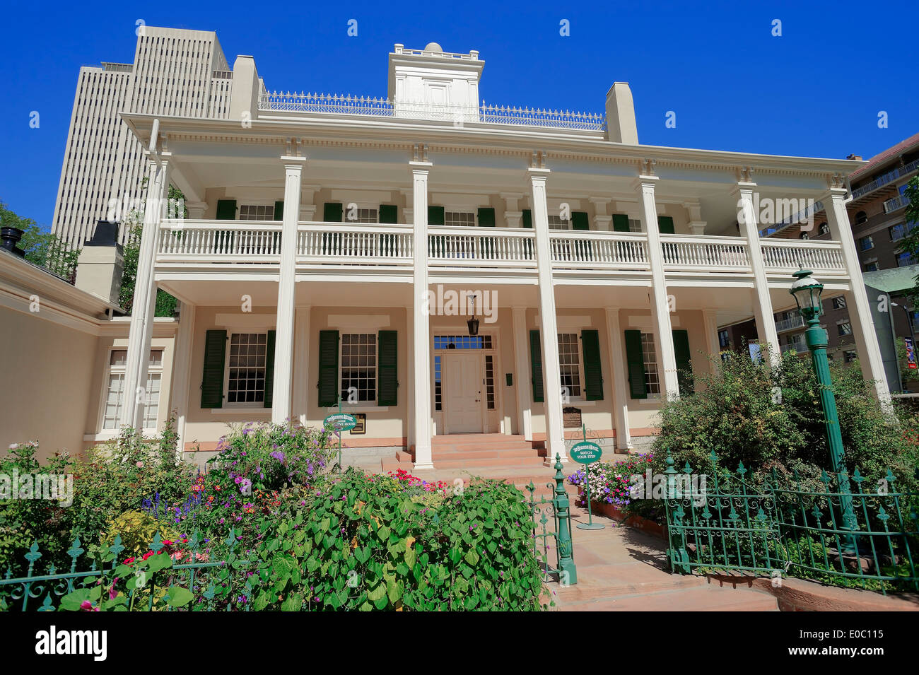 Beehive House, architect Truman Angell, old residence of Brigham Young ...