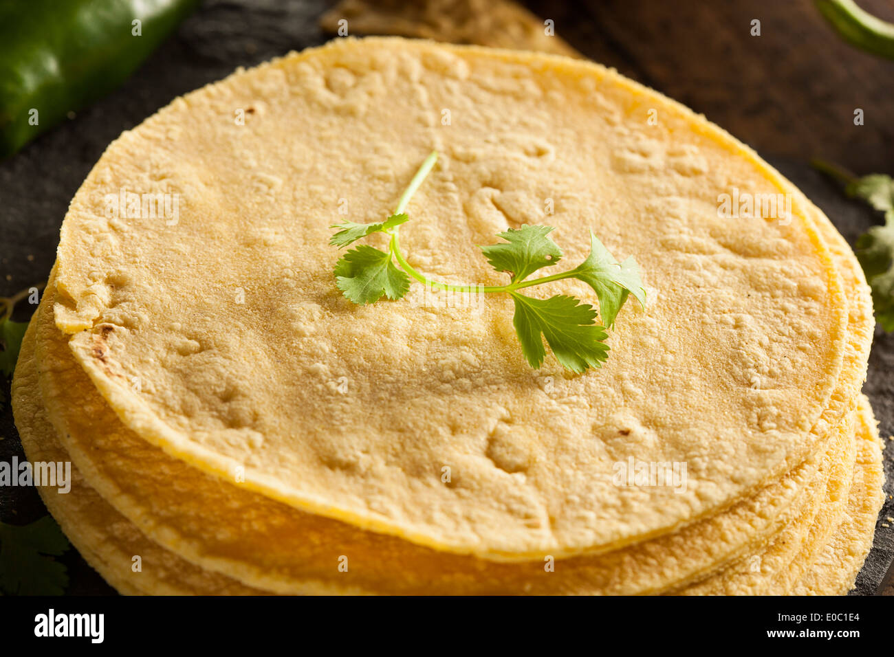 Tortillas food stack mexican hi-res stock photography and images - Alamy