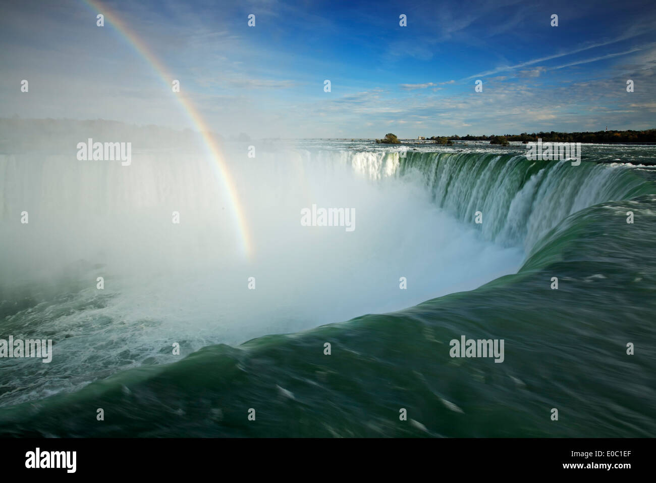 Rainbow over Niagara Falls, Canada Stock Photo - Alamy