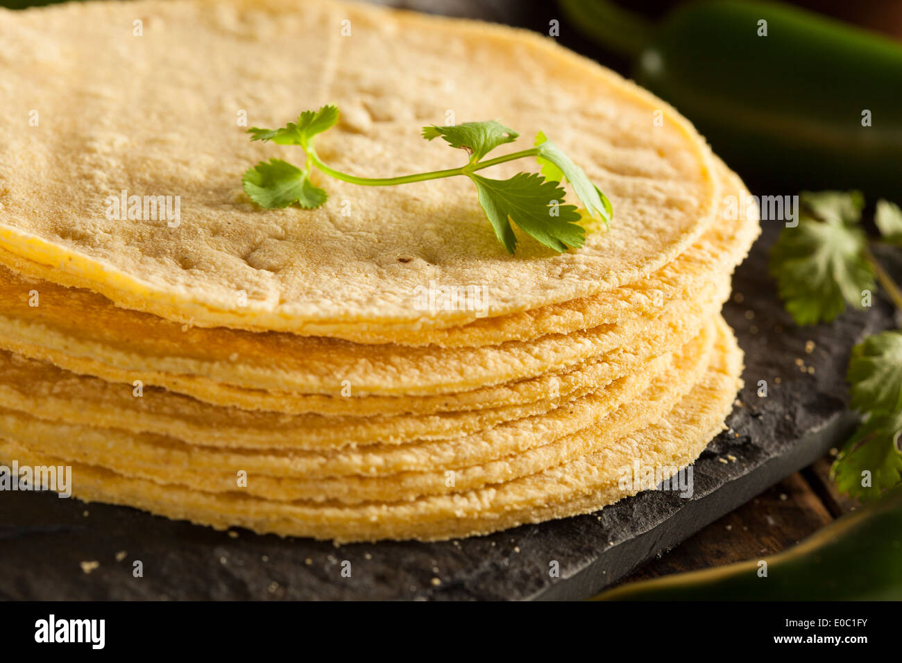 Corn tortillas stack hi-res stock photography and images - Alamy