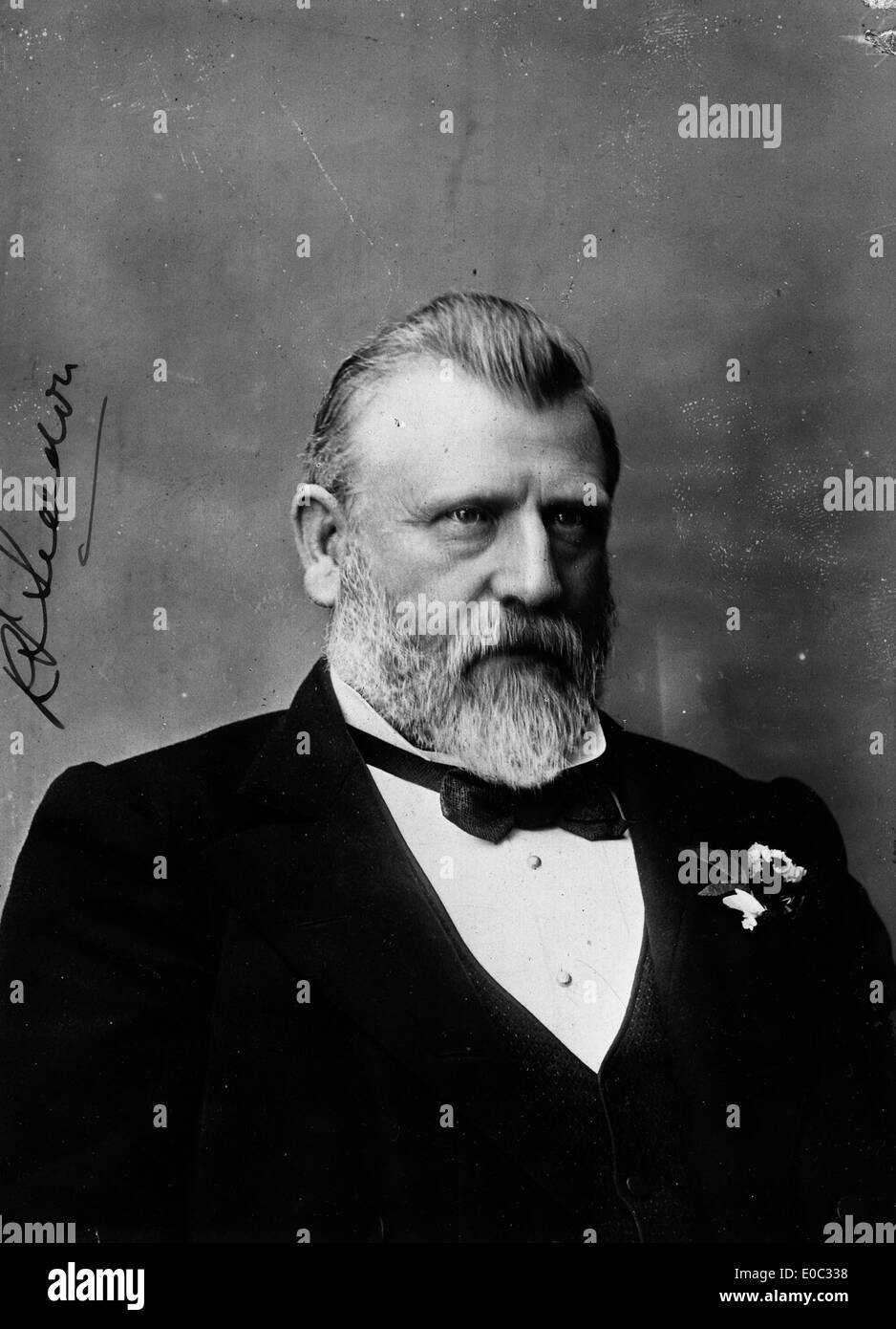 This image depicts Richard John Seddon, the Prime Minister of New ...