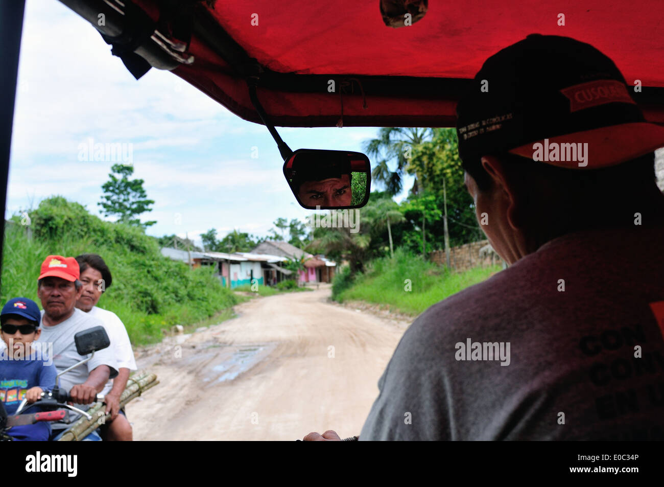 Motokar in Santa Clara - IQUITOS . Department of Loreto .PERU Stock ...