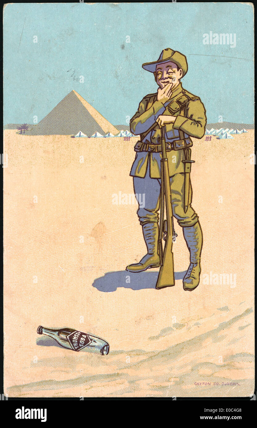 A vintage postcard from the Caxton Company in Dunedin, featuring ...