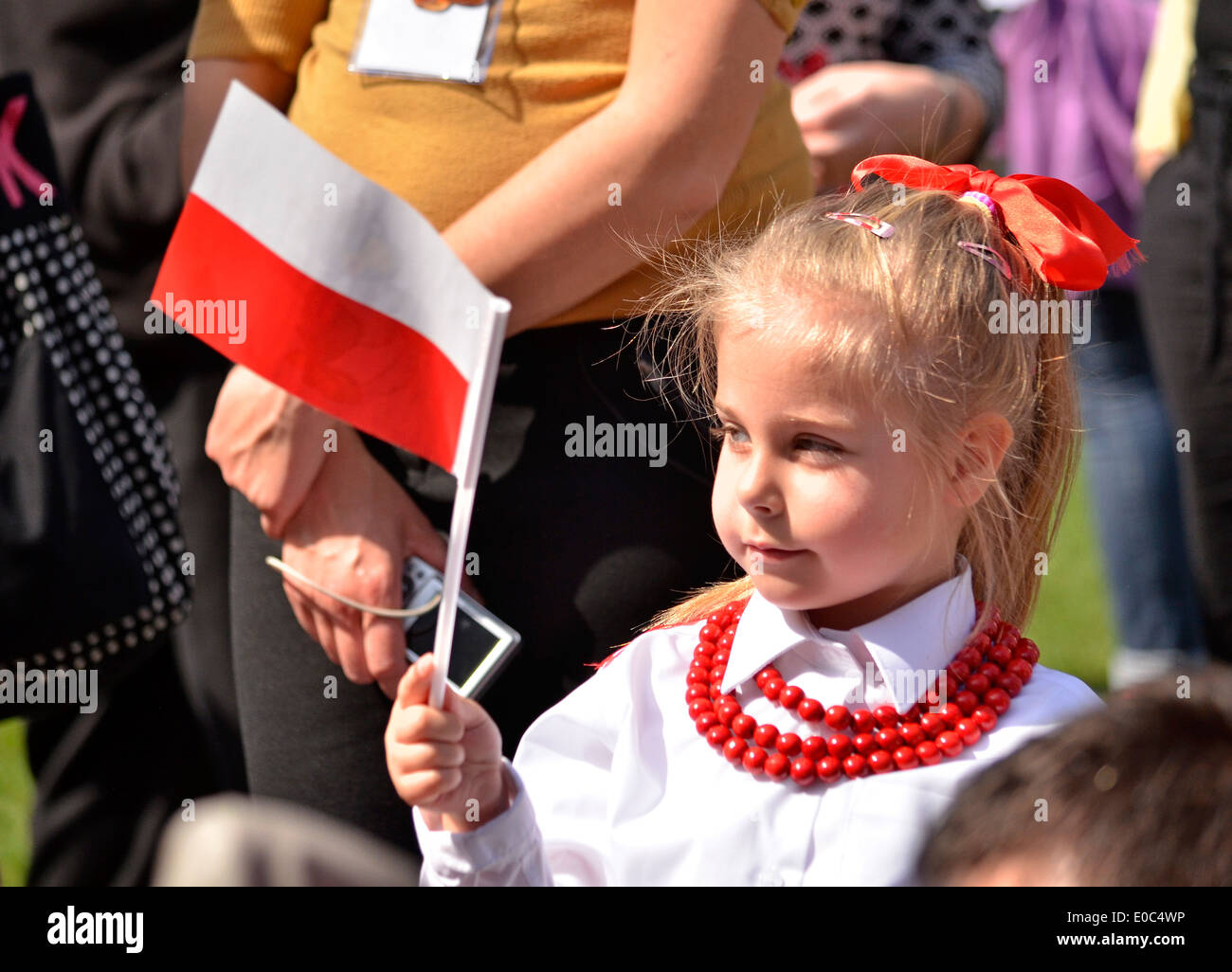 Polish folk group "Karolinka" ."Days Of Poland" Polish festival mass ...