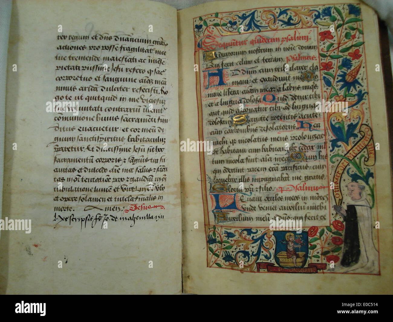 The Carmelite Book of Hours, a medieval illuminated manuscript from the ...