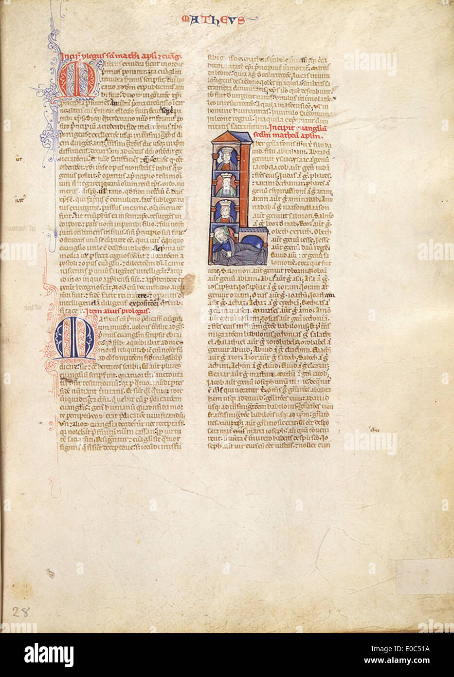 Latin bible manuscript hi-res stock photography and images - Alamy