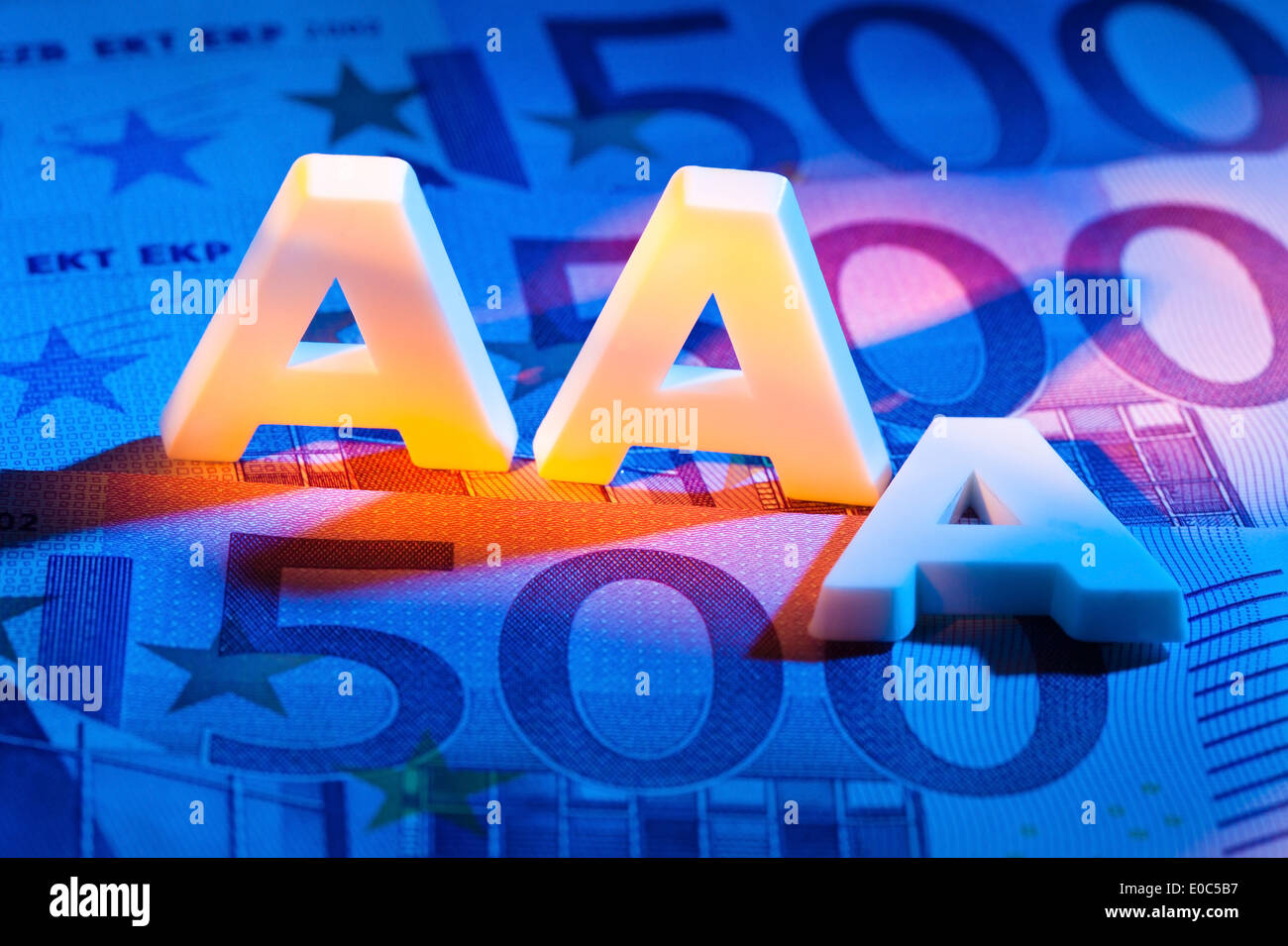 "A rating agency has awarded ""3A"" letters Stock Photo - Alamy