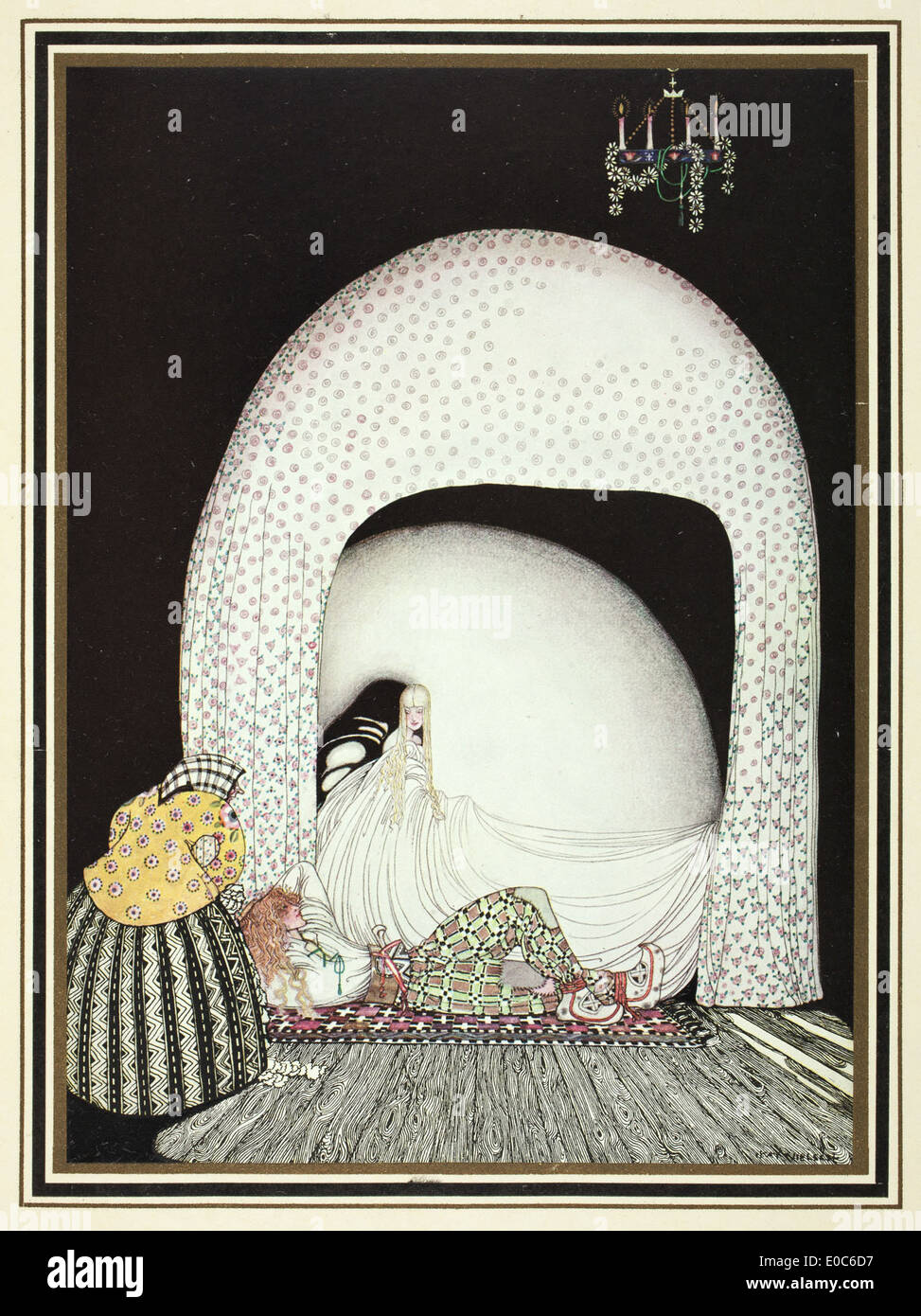 A scene from a classic fairytale where the princess reveals the true ...