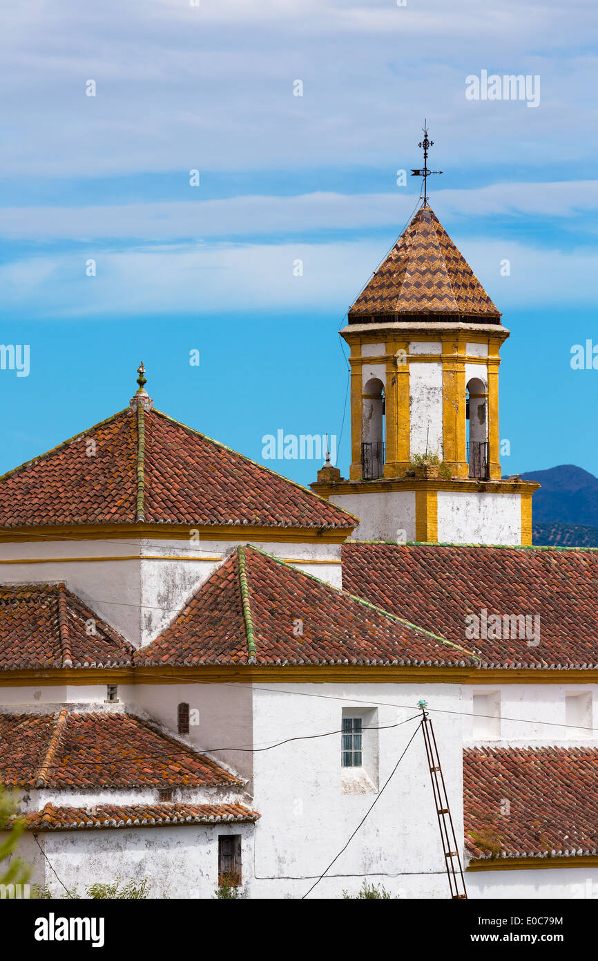 Spanish Village Church Stock Photo - Alamy
