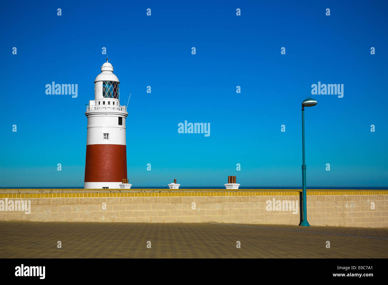 Trinity Lighthouse, Gibraltar Stock Photo - Alamy