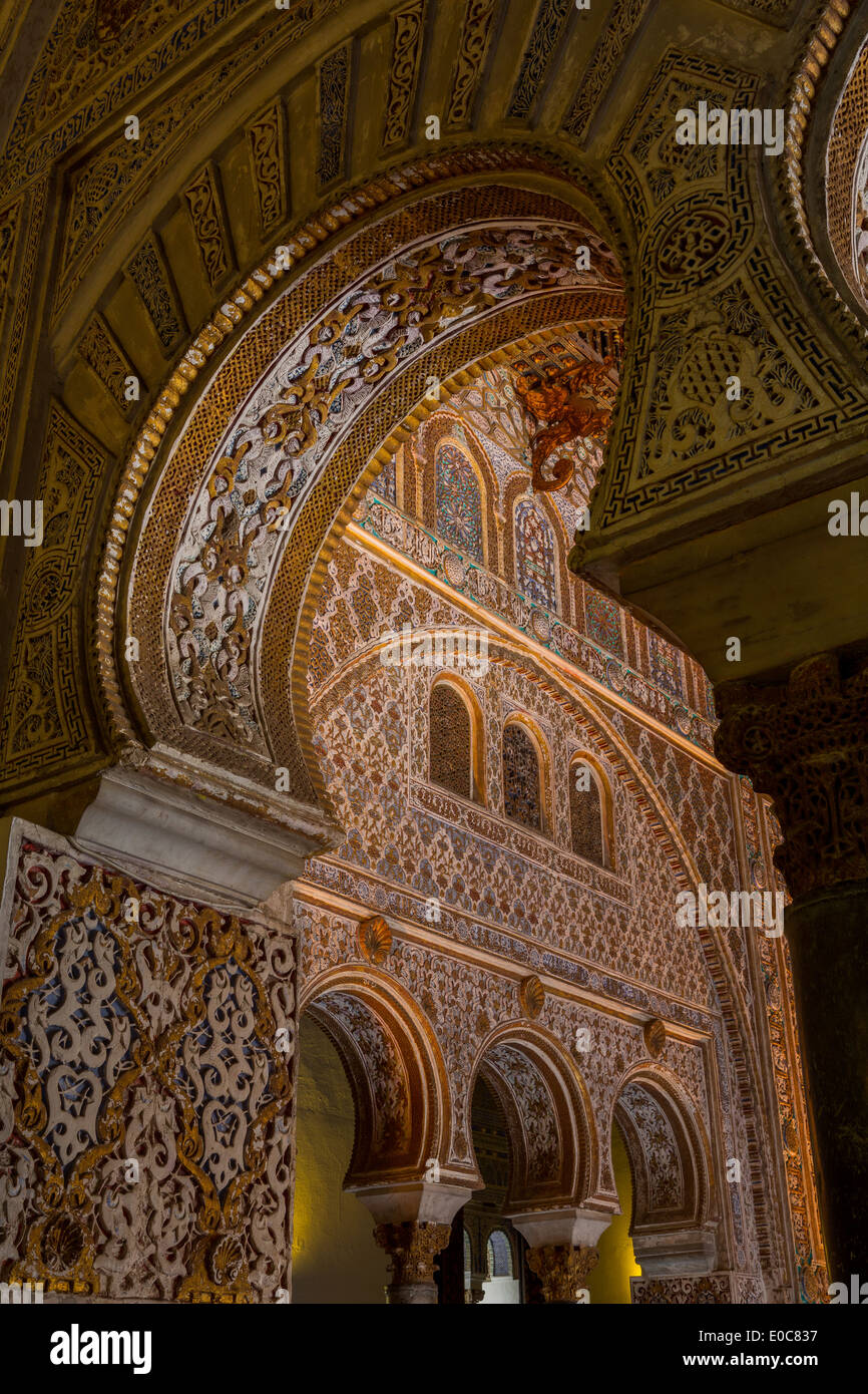 Moorish Architecture in Seville, Spain Stock Photo - Alamy