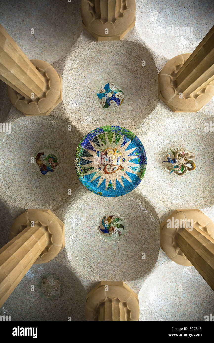 Parc Guell Mosaic Stock Photo - Alamy