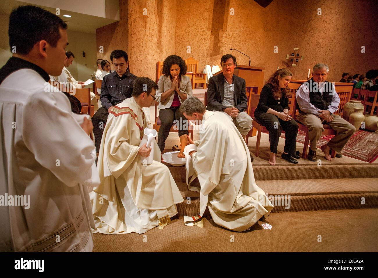 The robed pastor of St. Timothy's Catholic Church, Laguna Niguel, CA ...