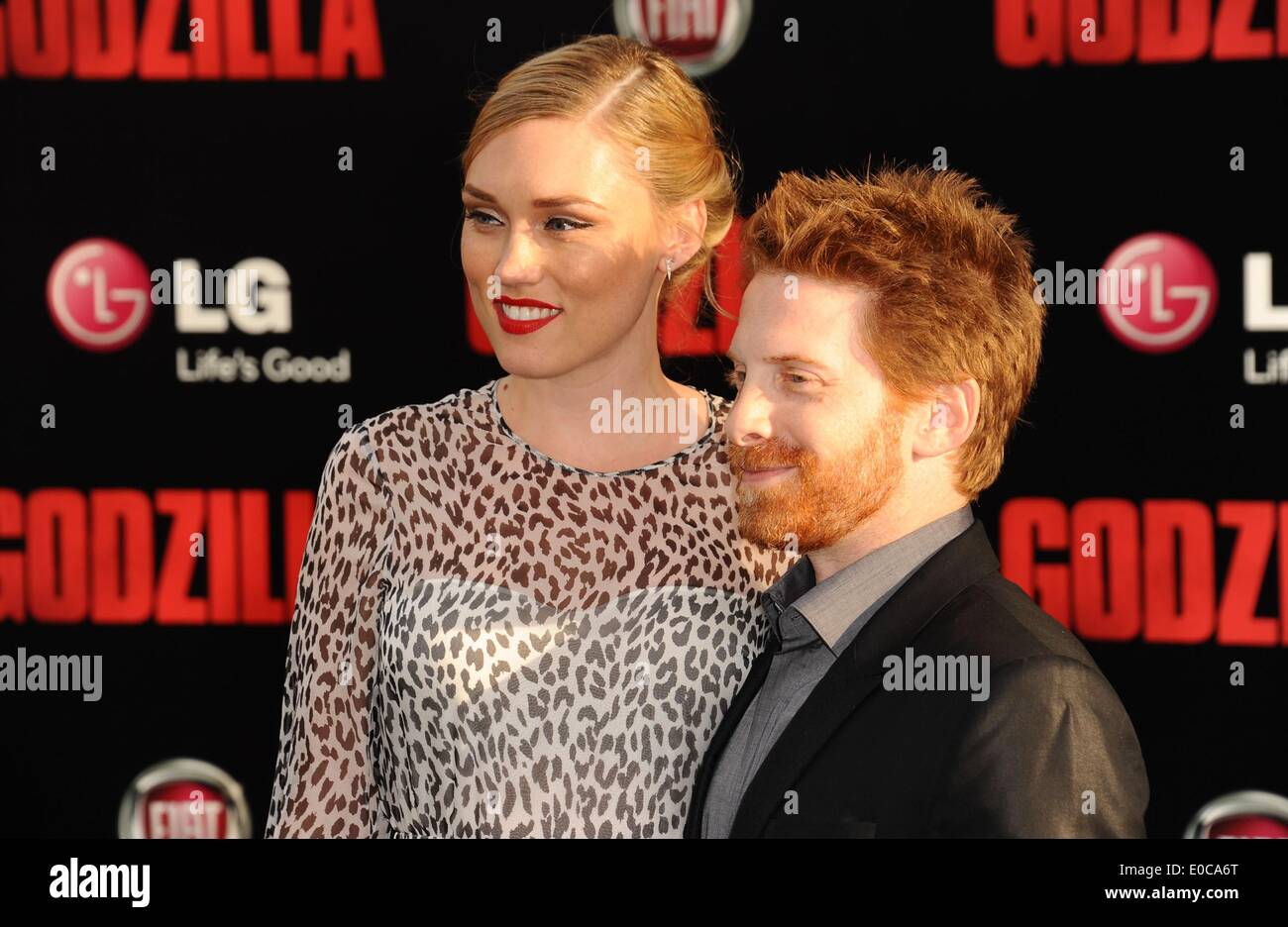 Los Angeles, CA, USA. 8th May, 2014. Seth Green, Clare Grant at ...