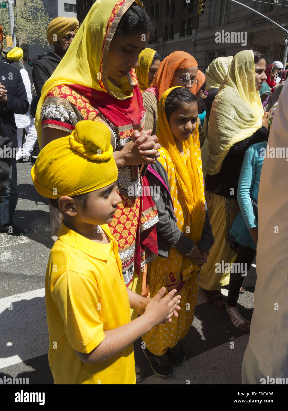 The 27th annual Sikh Day Parade on Madison Avenue in NYC, 2014 Stock ...