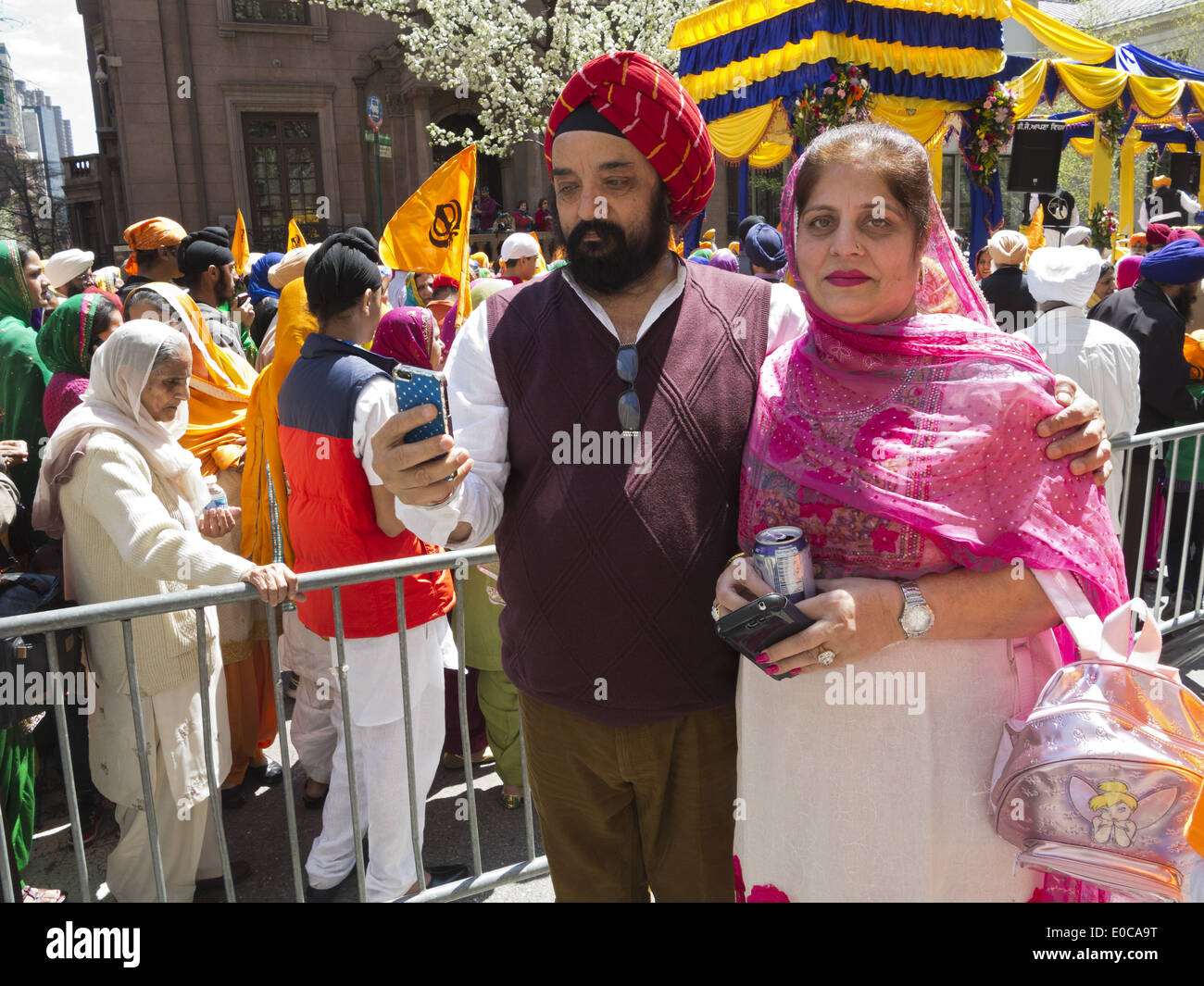 Thousands attend the 27th annual Sikh Day Parade on Madison Avenue in NYC Stock Photo - Alamy