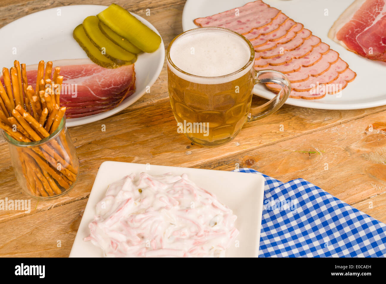 German snacks hi-res stock photography and images - Alamy
