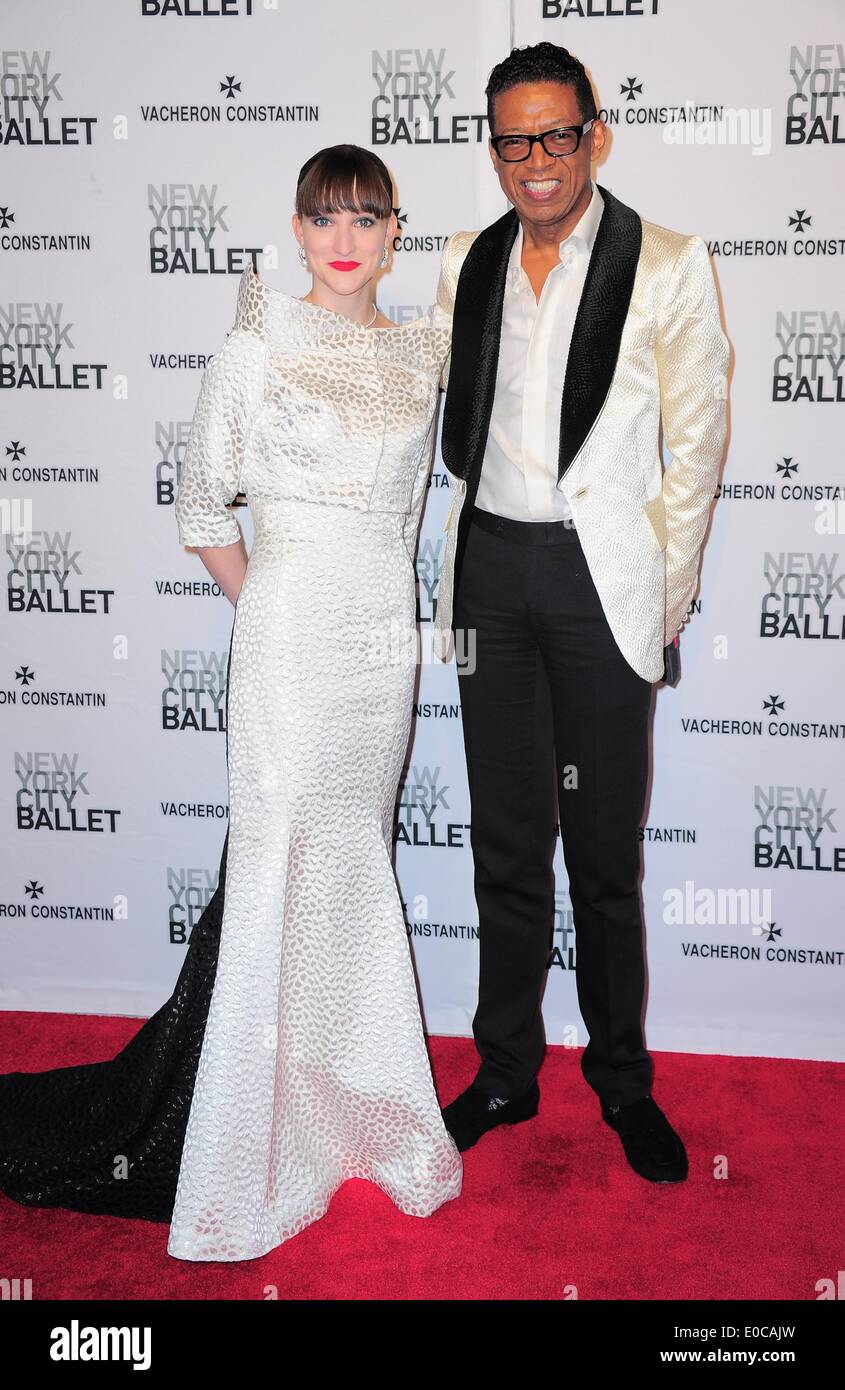 New York, NY, USA. 8th May, 2014. Ashley Bouder, B Michael at arrivals ...