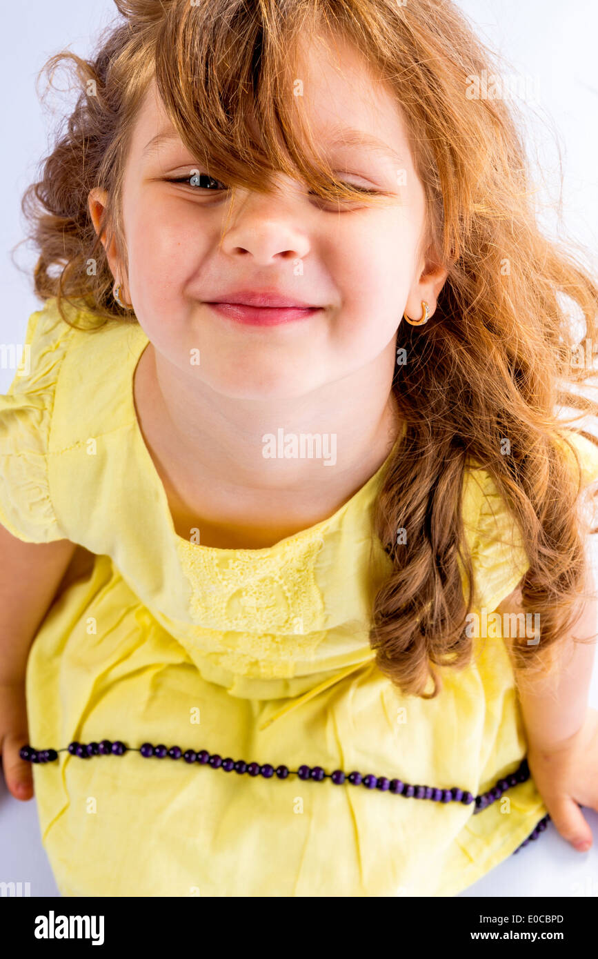 portrait of playful girl Stock Photo - Alamy