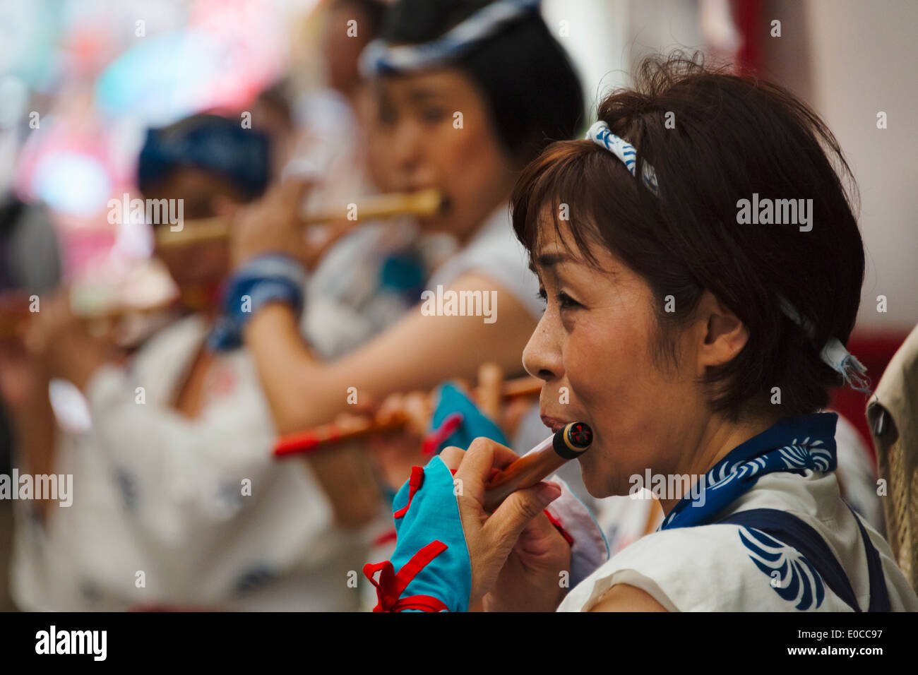 Parade celebrating Tenji Matsuri Festival, Osaka, Japan Stock Photo - Alamy