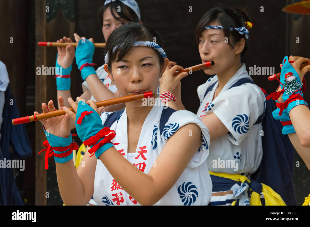 Parade celebrating Tenji Matsuri Festival, Osaka, Japan Stock Photo - Alamy