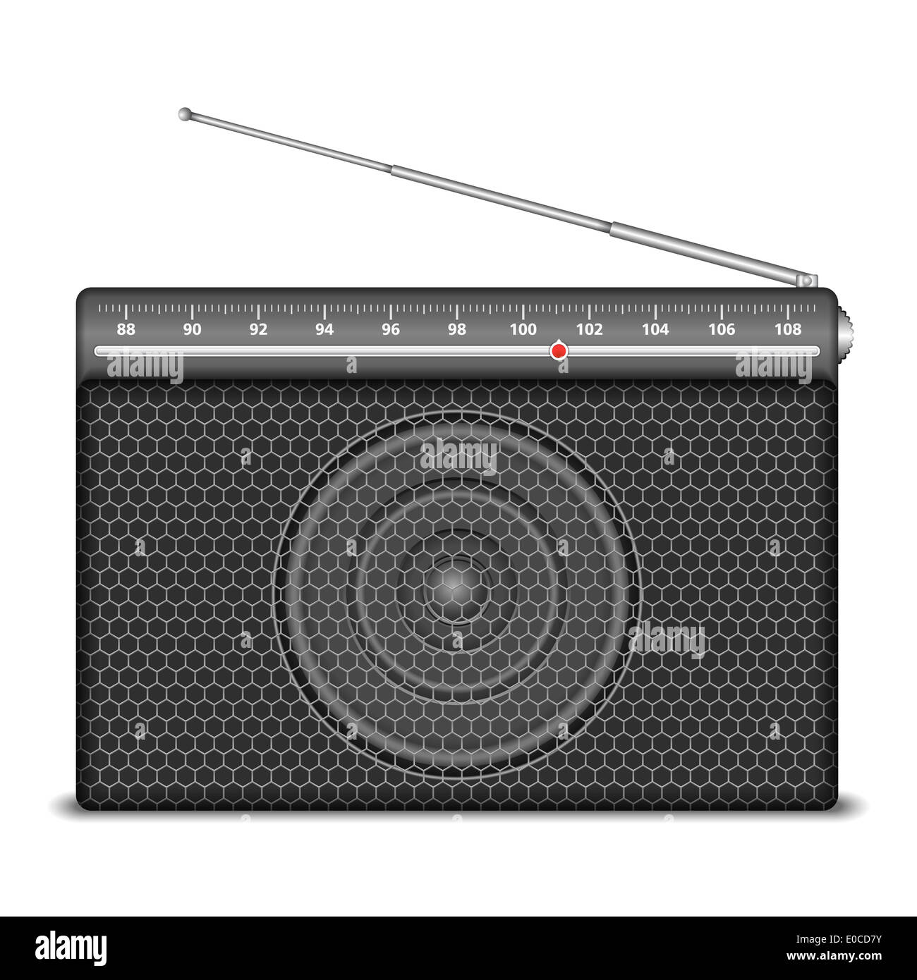 Portable radio icon shadow Cut Out Stock Images & Pictures - Alamy