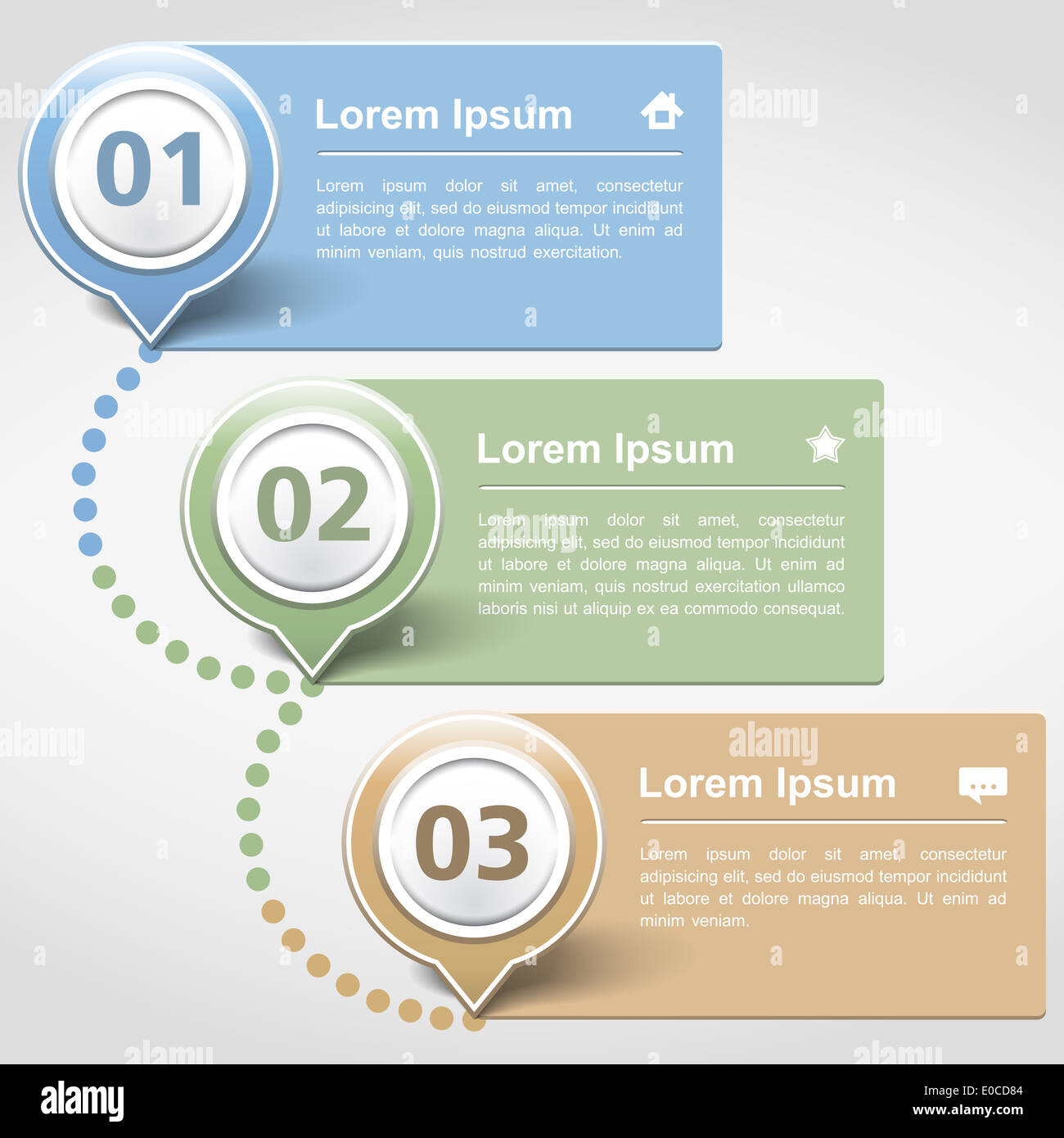 Three banners hi-res stock photography and images - Alamy