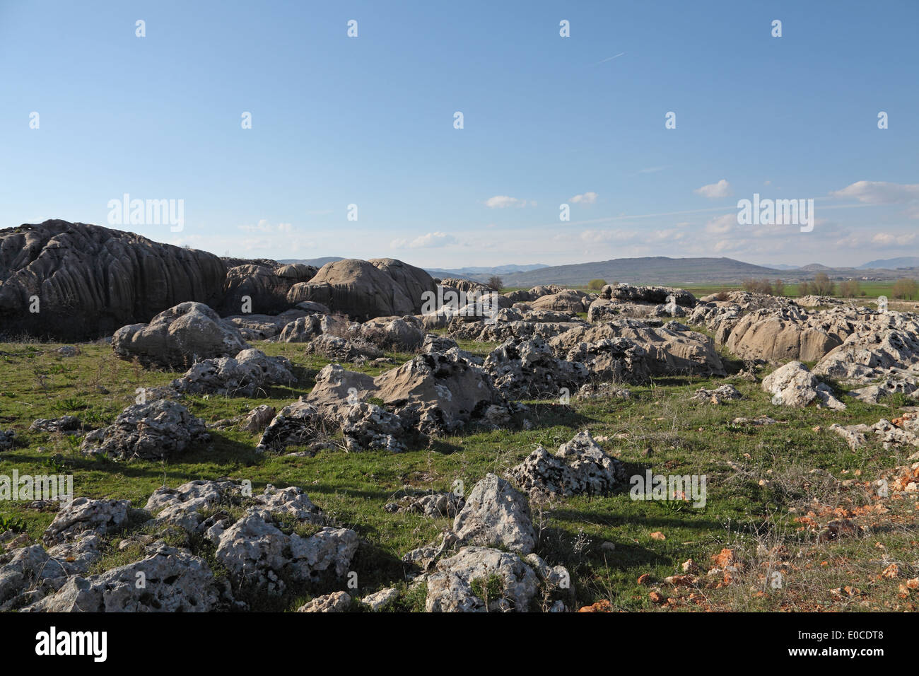 Landscape at the palaeolithic site of Hilar caves by Cayonu early ...