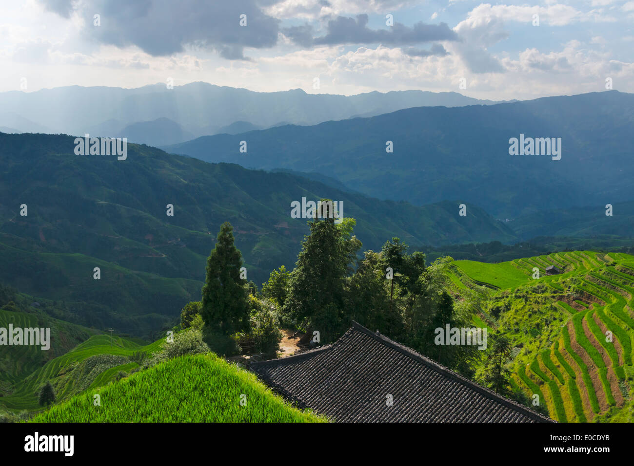 Village with terraces hi-res stock photography and images - Alamy