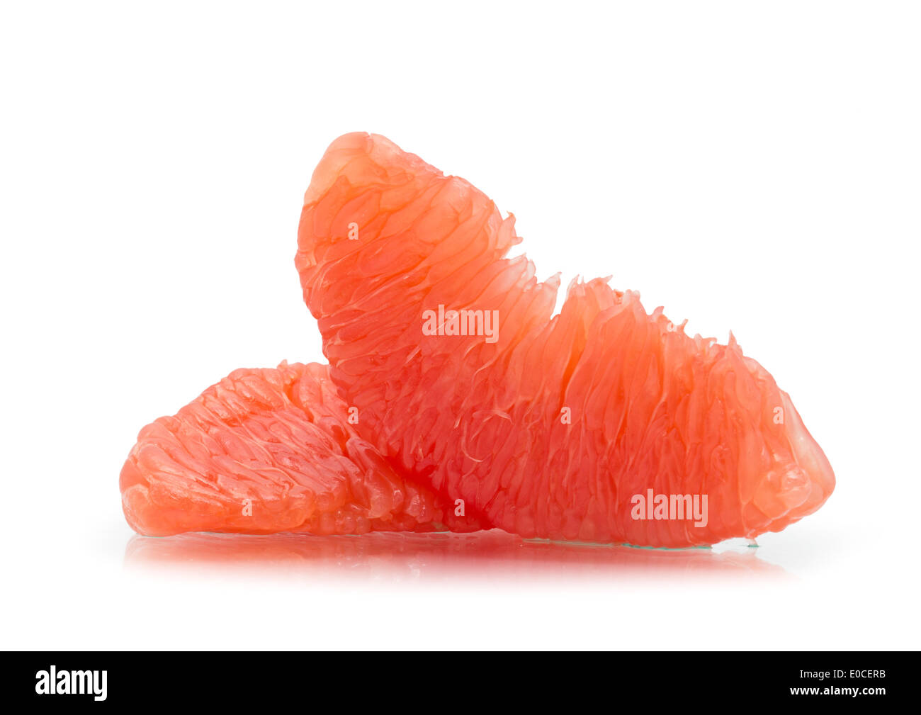 halves grapefruit isolated on a white background Stock Photo - Alamy