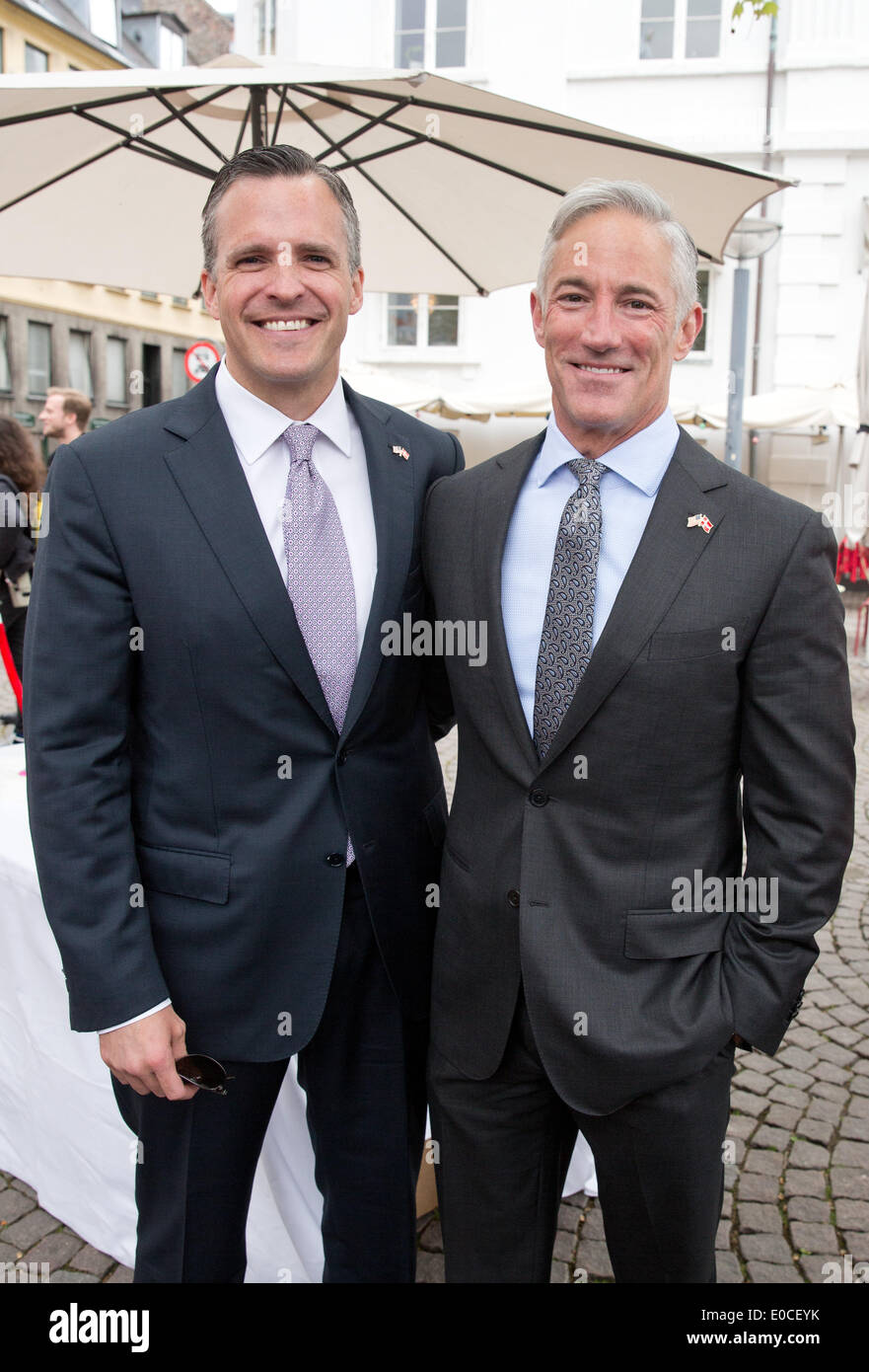 Copenhagen, Denmark. 9th May, 2014. American ambassador Rufus Gifford ...