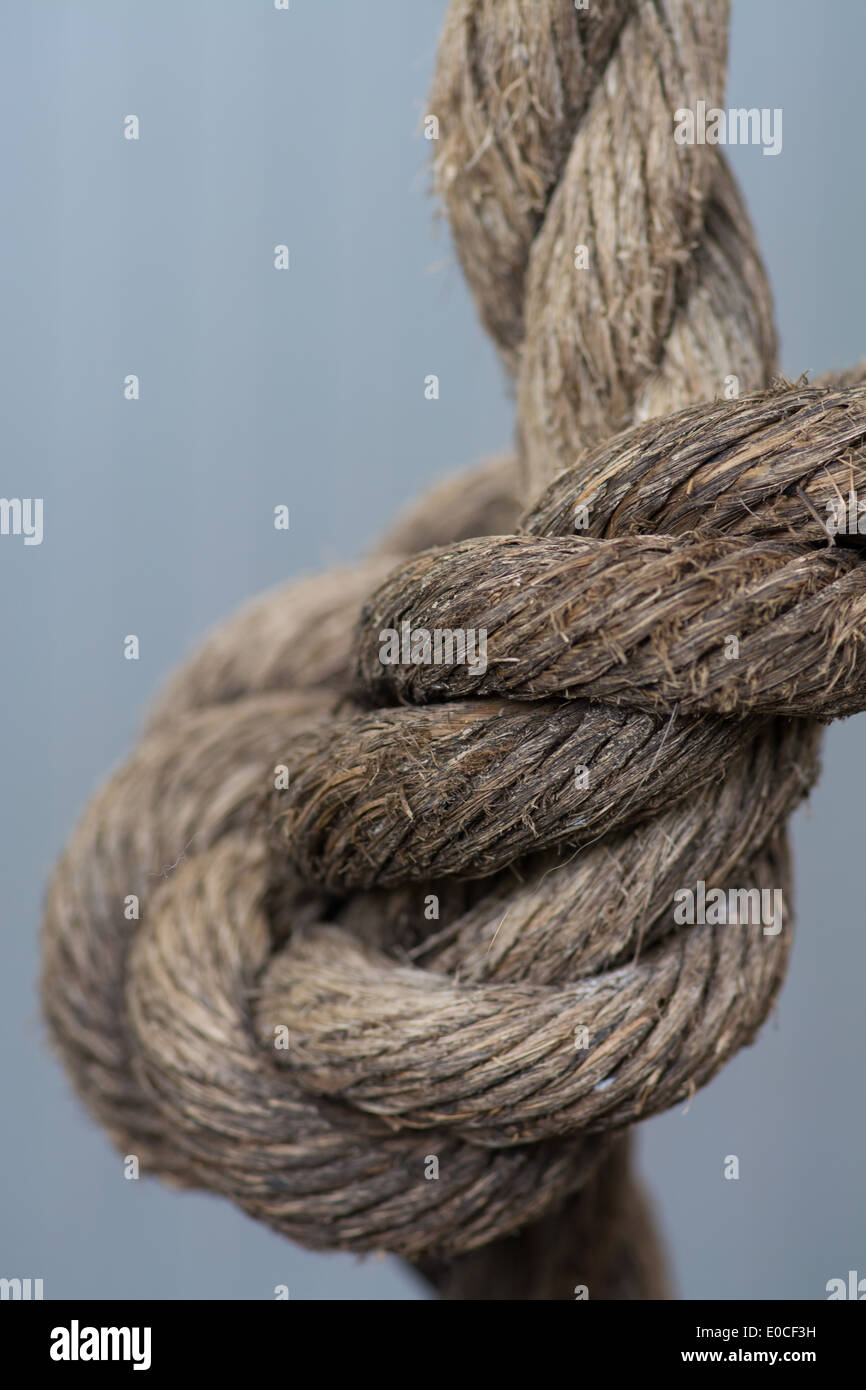 Coiled rope made natural hi-res stock photography and images - Alamy