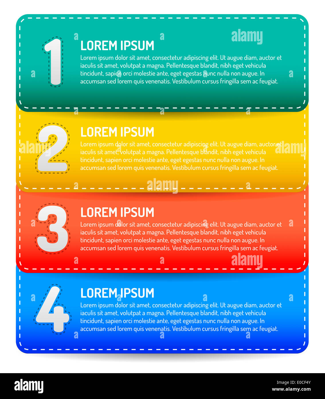 Infographics numbered steps template for business or education, with ...