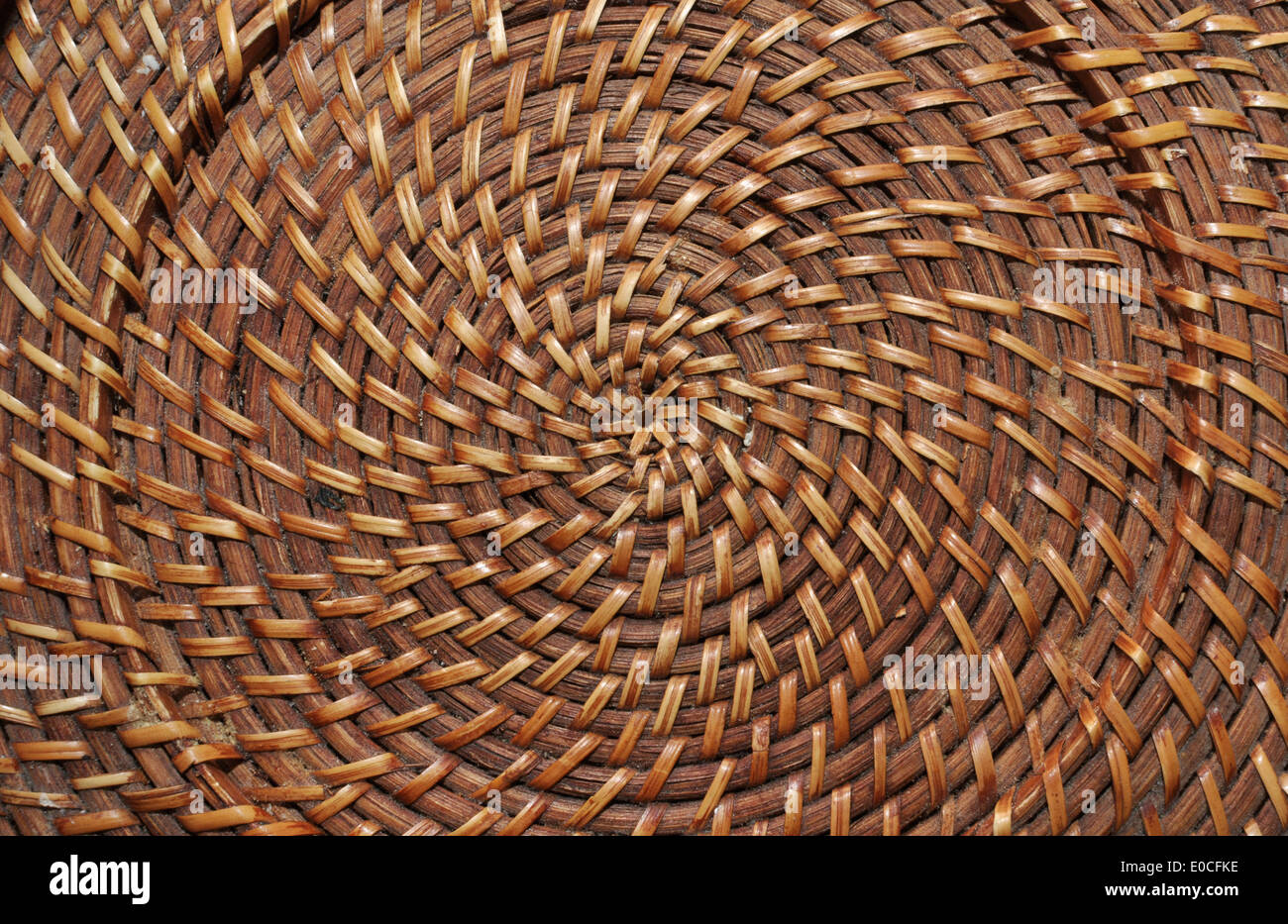 Closeup of a dirty woven straw Stock Photo - Alamy