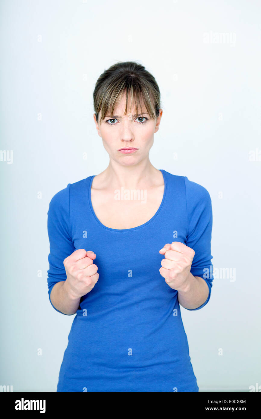 Unfriendly woman hi-res stock photography and images - Alamy