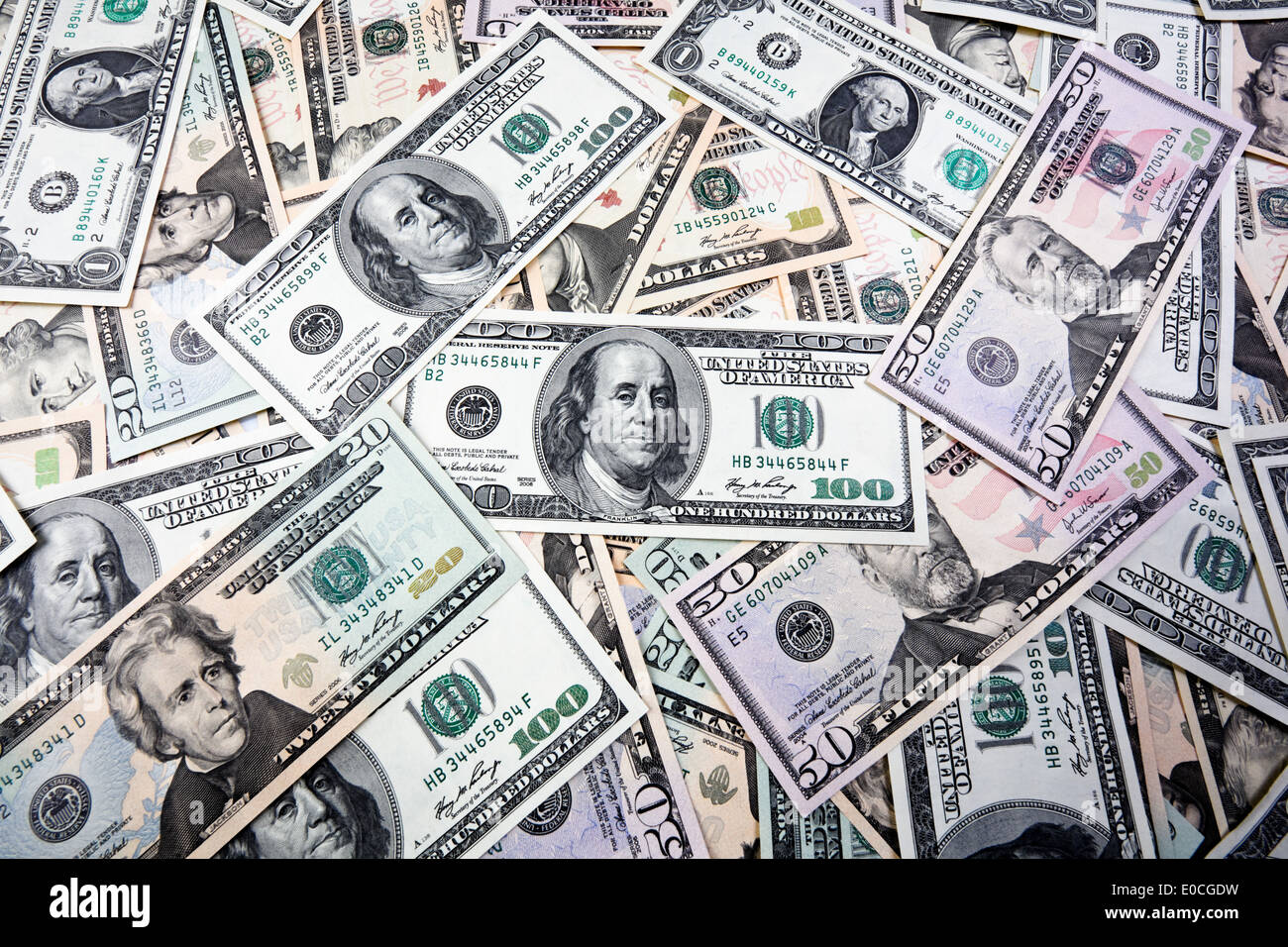 Dollar of bank notes of the united states of America, Dollar Banknoten ...