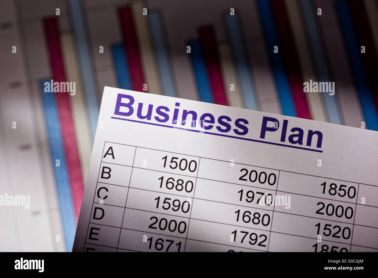 A business plan Stock Photo - Alamy