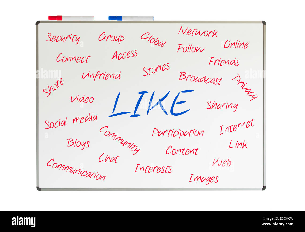 Board updates Cut Out Stock Images & Pictures - Alamy