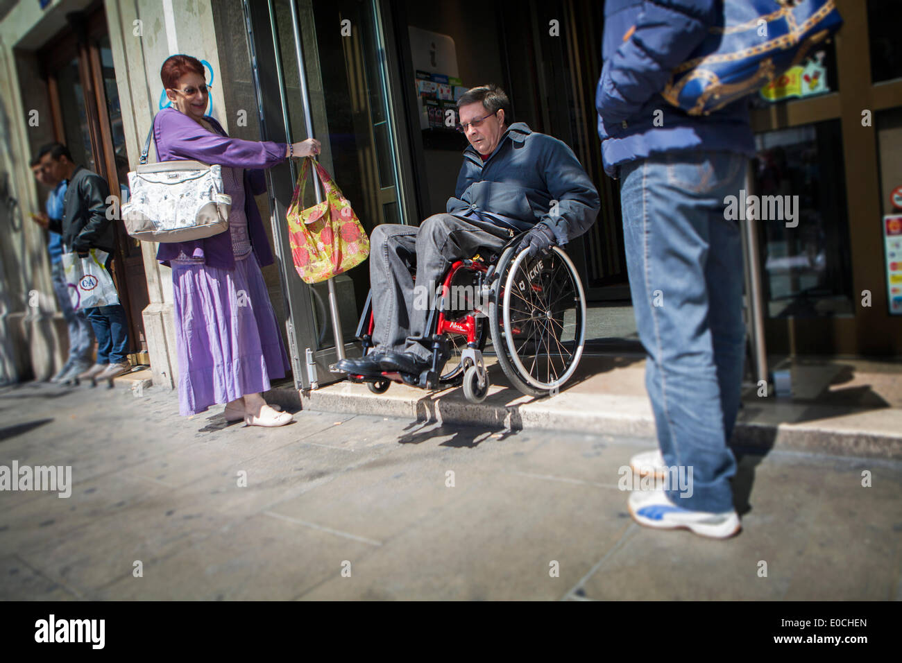 Disabled persons support hi-res stock photography and images - Alamy