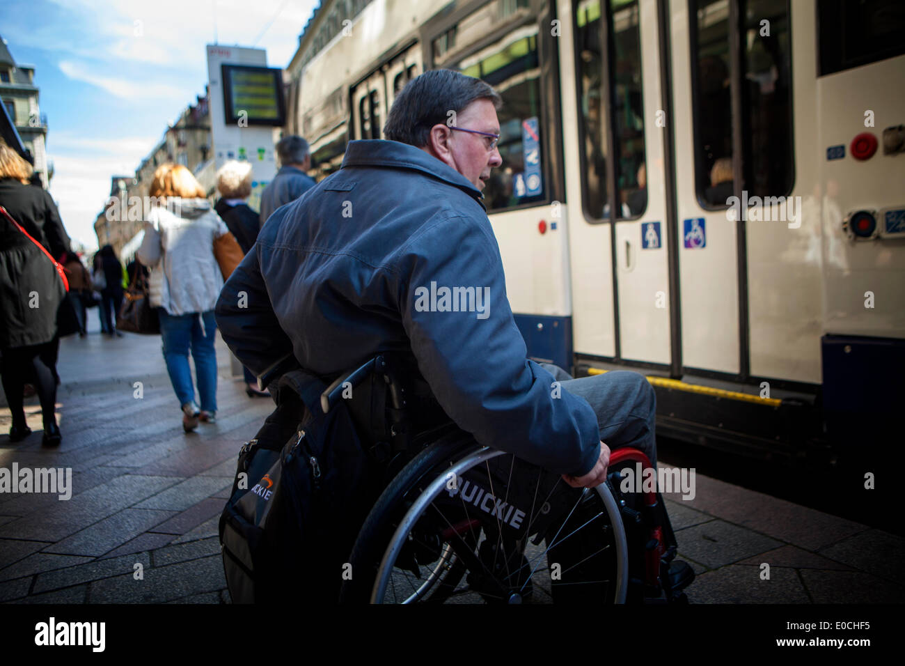 Public transportation accessibility hi-res stock photography and images ...