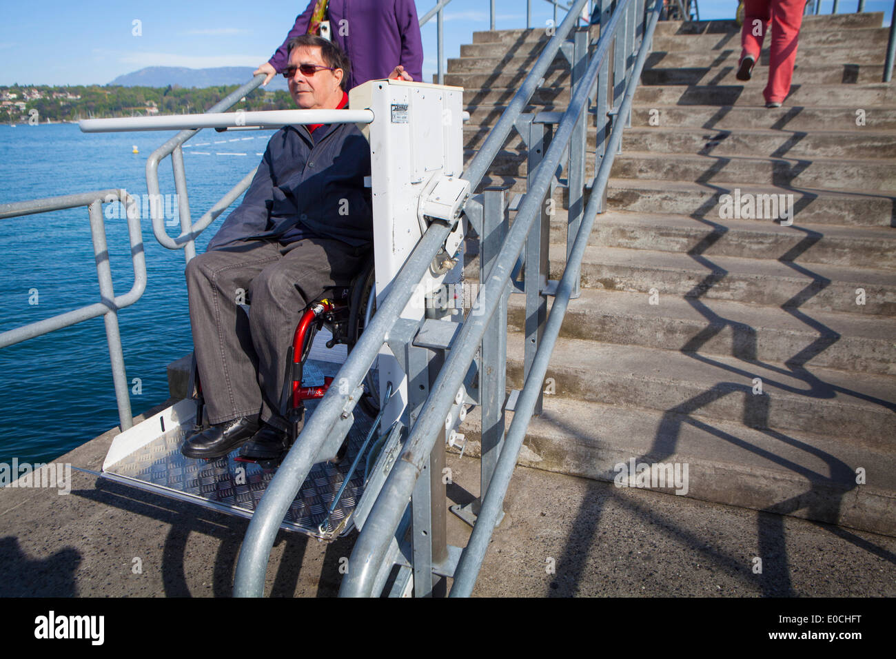 Disabled steps hi-res stock photography and images - Alamy