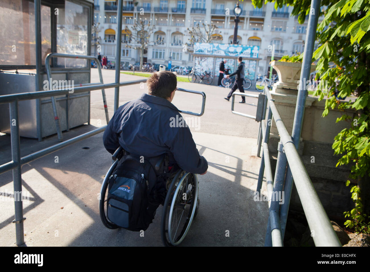 Disabled older hi-res stock photography and images - Alamy