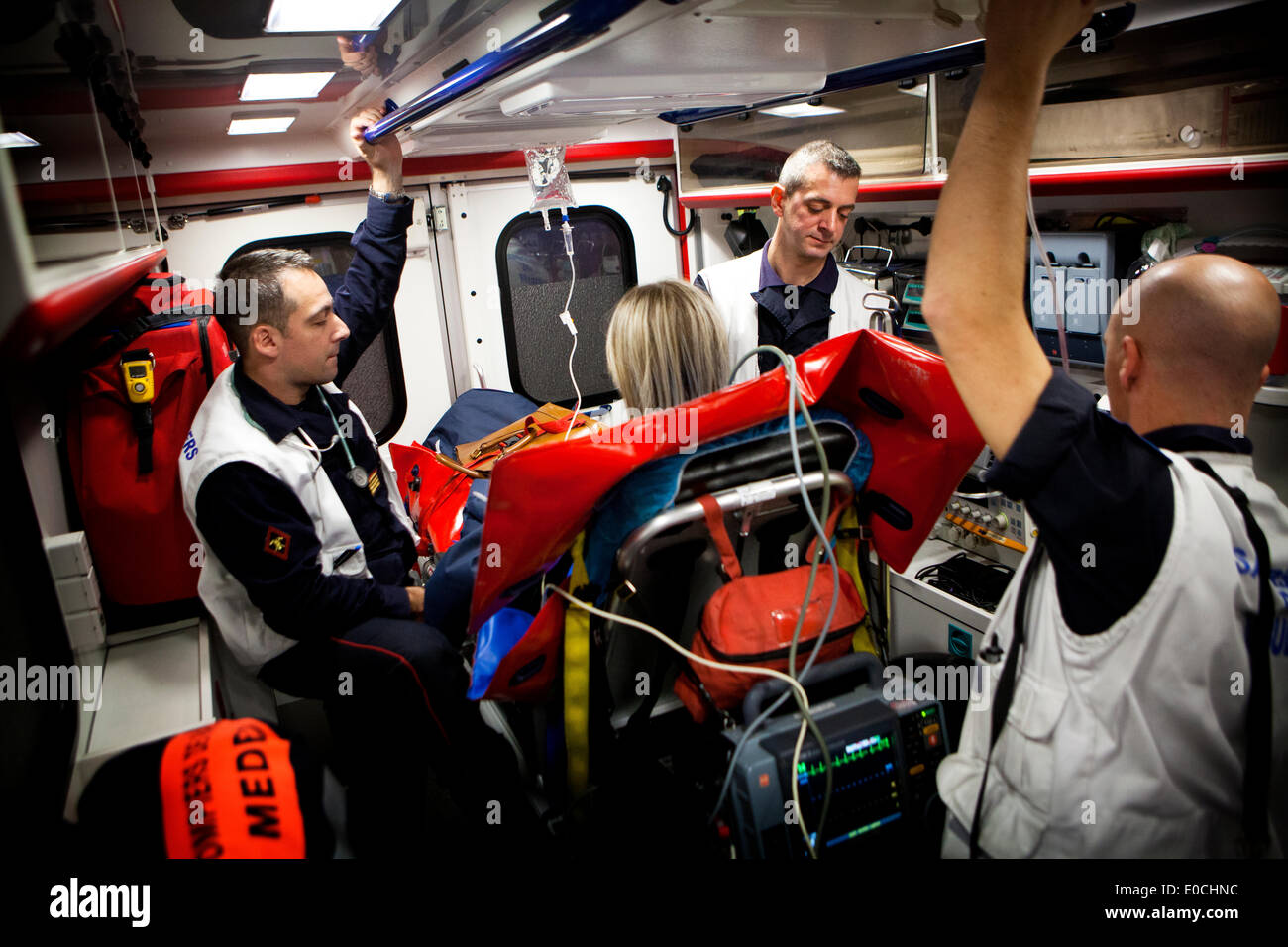Female fire truck driver hi-res stock photography and images - Alamy