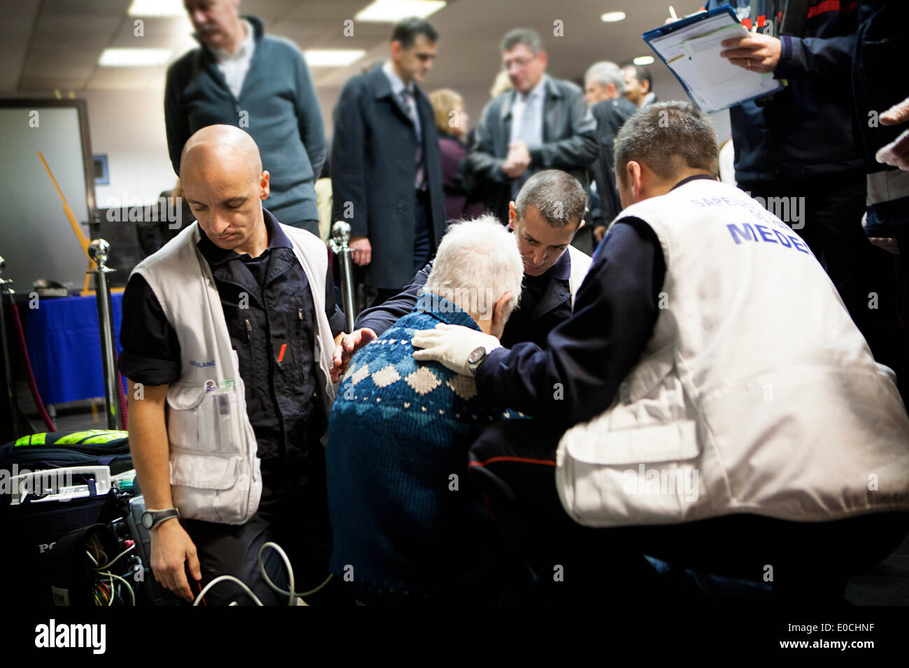 Paris fire brigade Stock Photo - Alamy