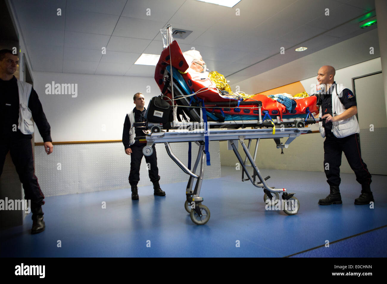 Paris fire brigade Stock Photo - Alamy