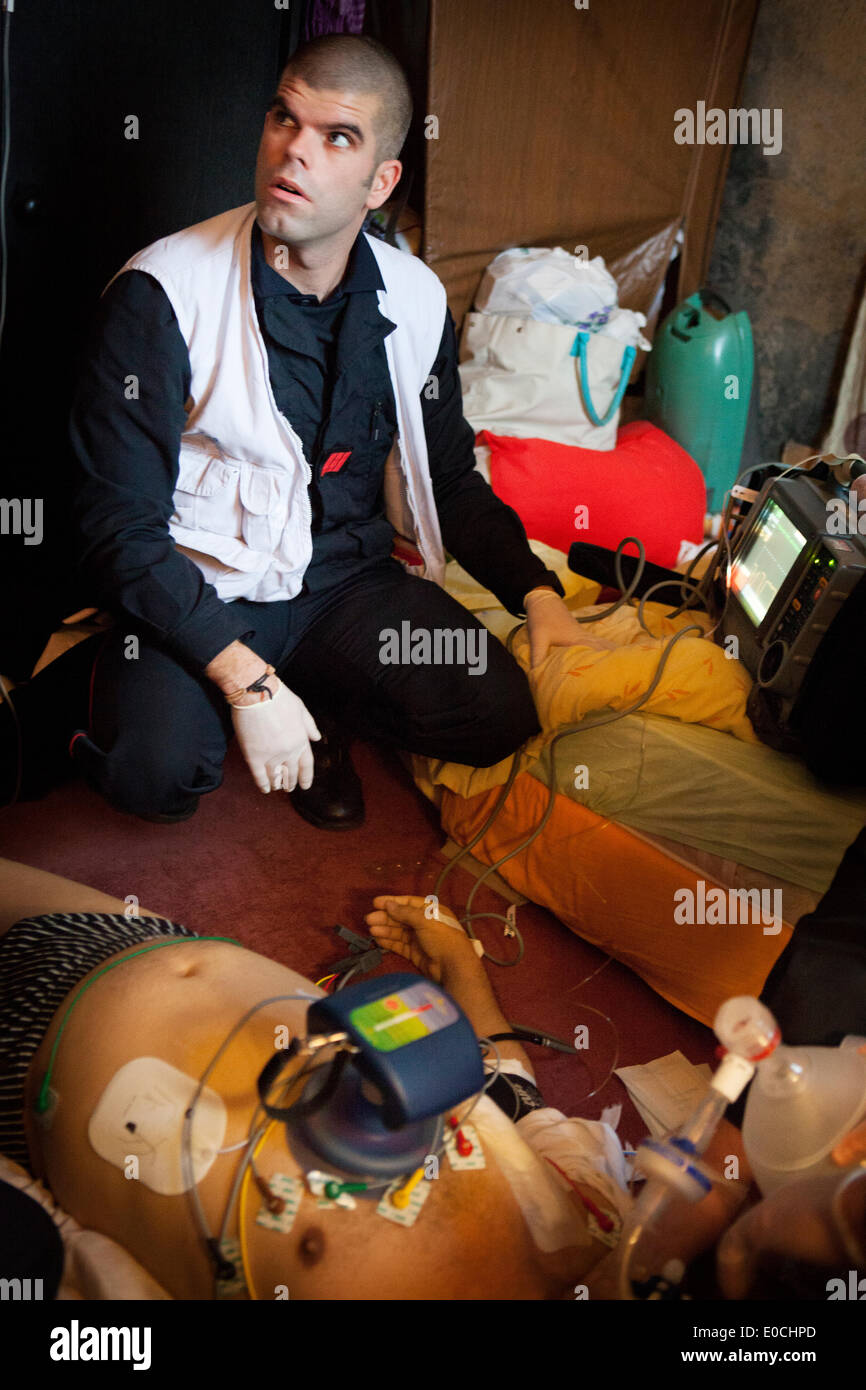 Paris fire brigade Stock Photo - Alamy