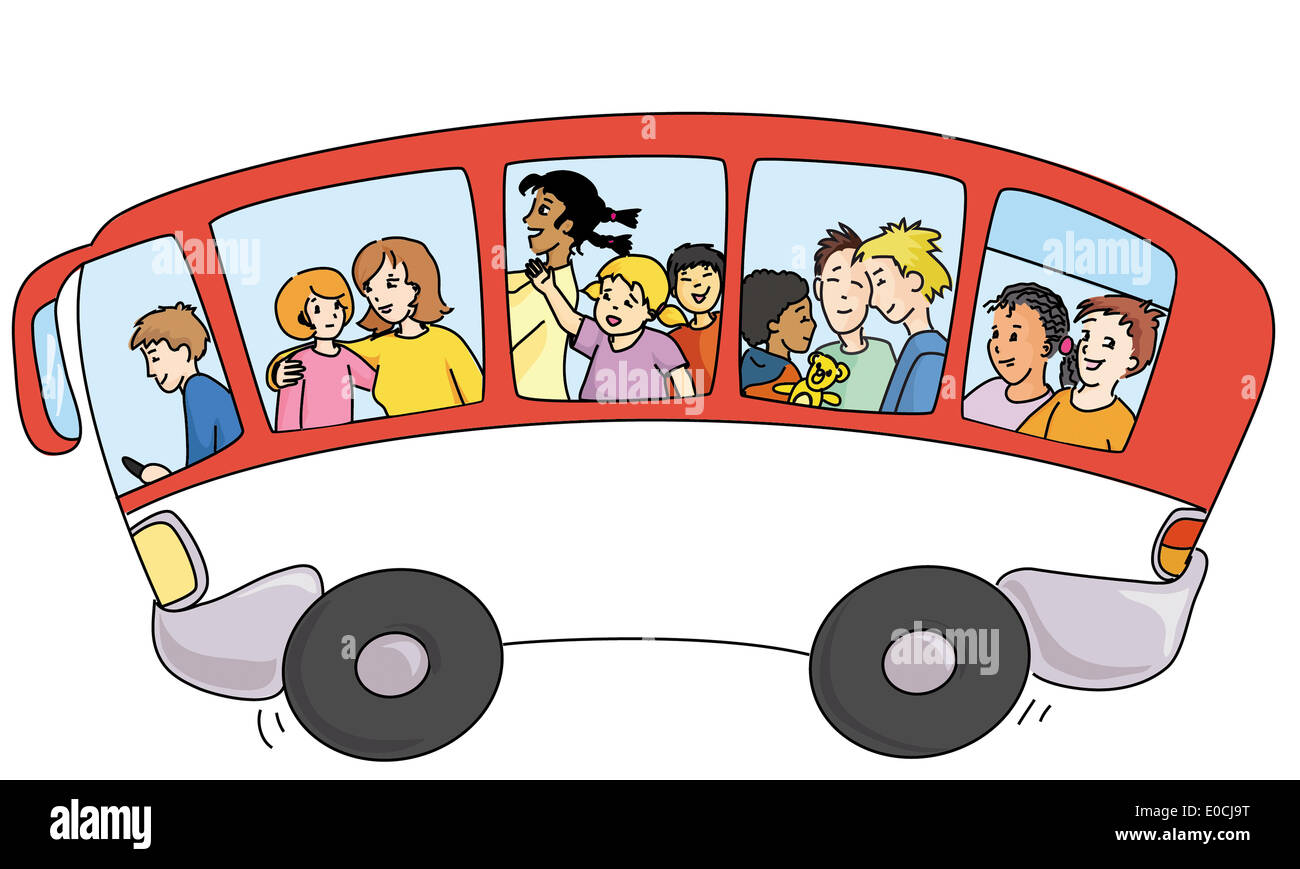 Bus artwork hi-res stock photography and images - Alamy