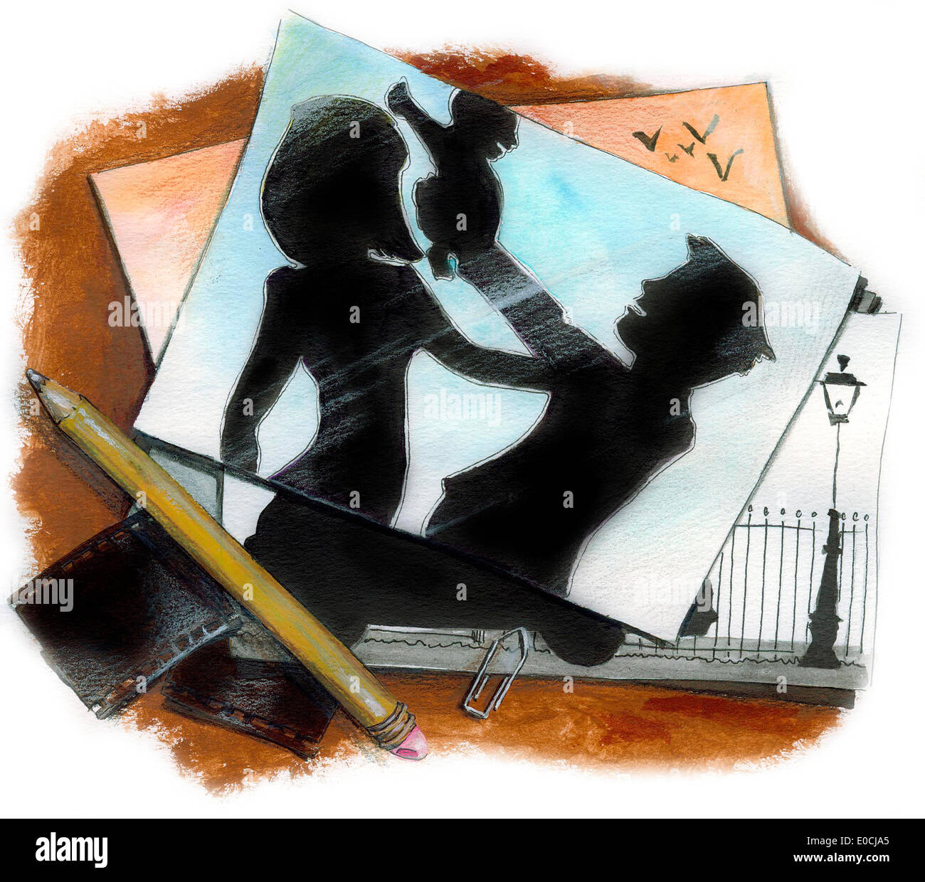 Photographing illustrations hi-res stock photography and images - Alamy