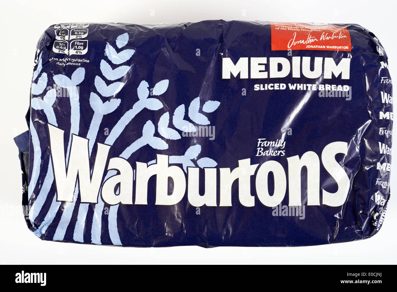 Warburtons medium sliced white bread Stock Photo - Alamy