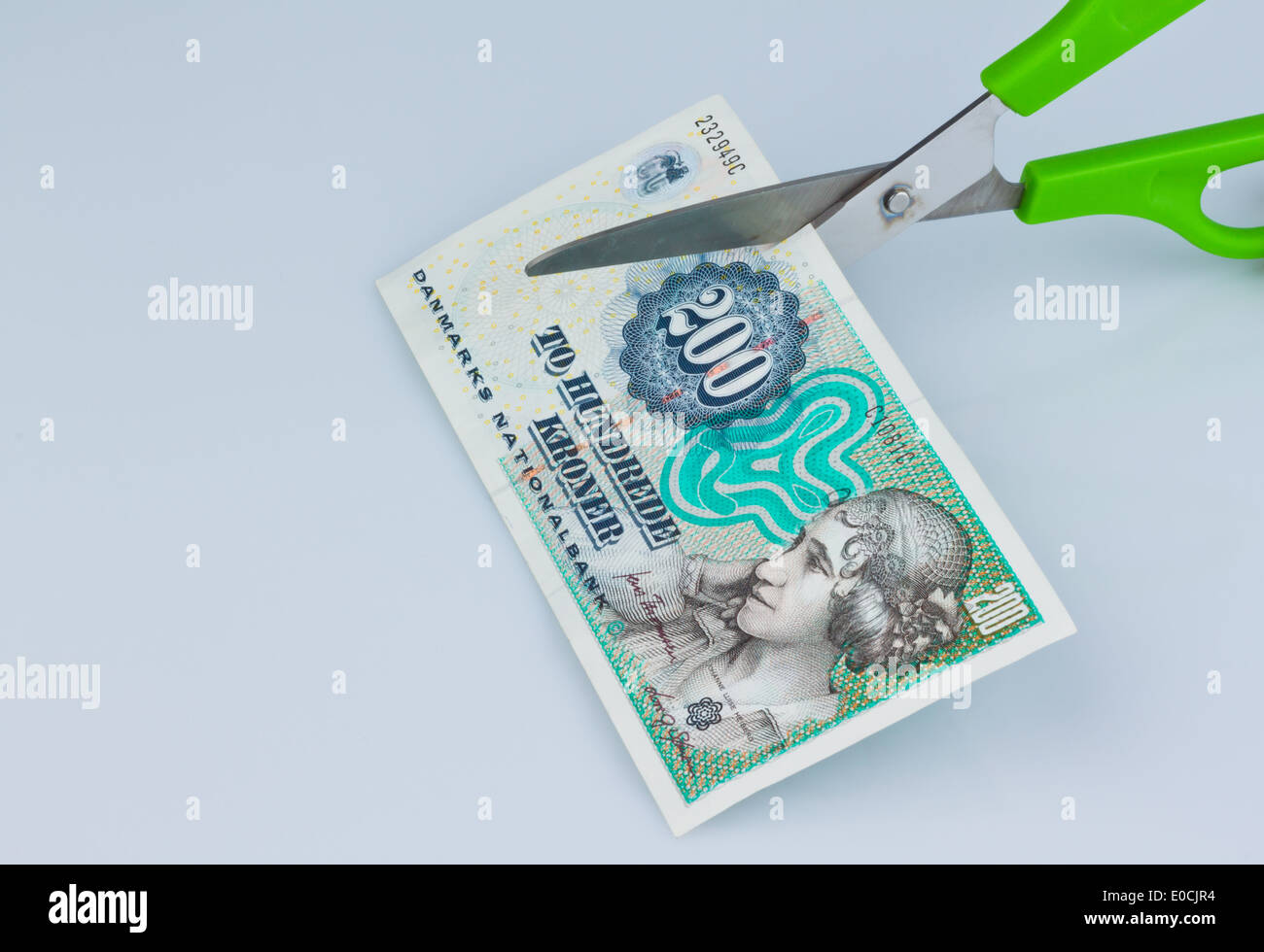 Danish crowns. Currency from Denmark Stock Photo - Alamy